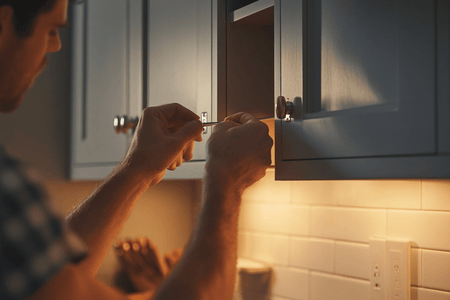 How to Hang a Wall Cabinet Without Studs and Scribe It to the Wall for ...