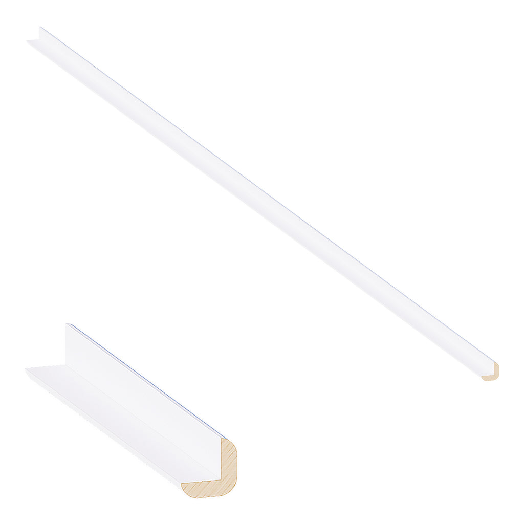 Classic White Outside Corner Molding 3/4"W × 96"L OCM8 (RTA) – homecabinets