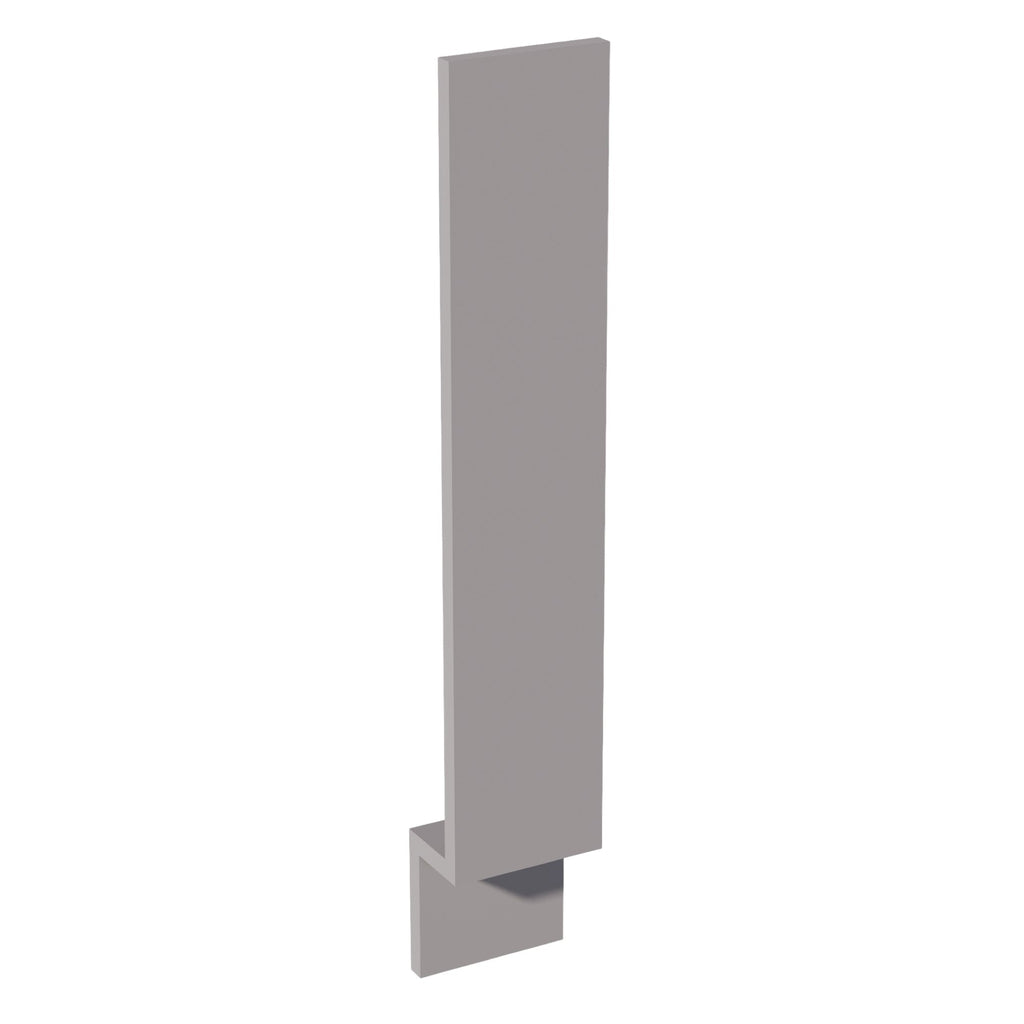 HA-BF6: Ash Gray Shaker 6"W Base Cabinet Filler – homecabinets