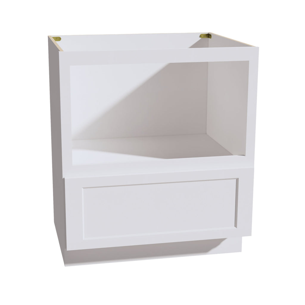 30"W Microwave Base Cabinet 1 Drawer RTA Kitchen Shaker BMC30 Frost ...