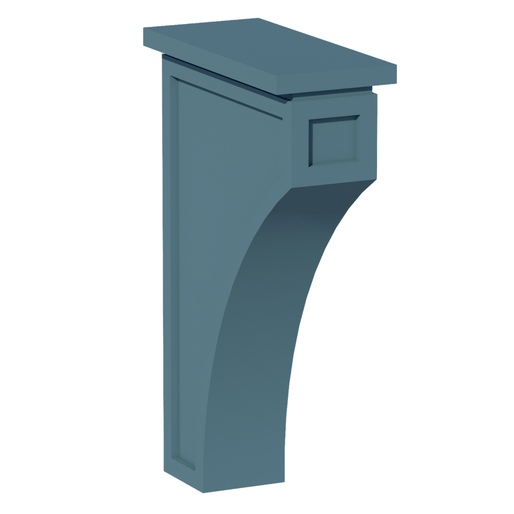 RTA Corbel CMCB Soft Green 3-1/2"W × 12-1/4"L – homecabinets