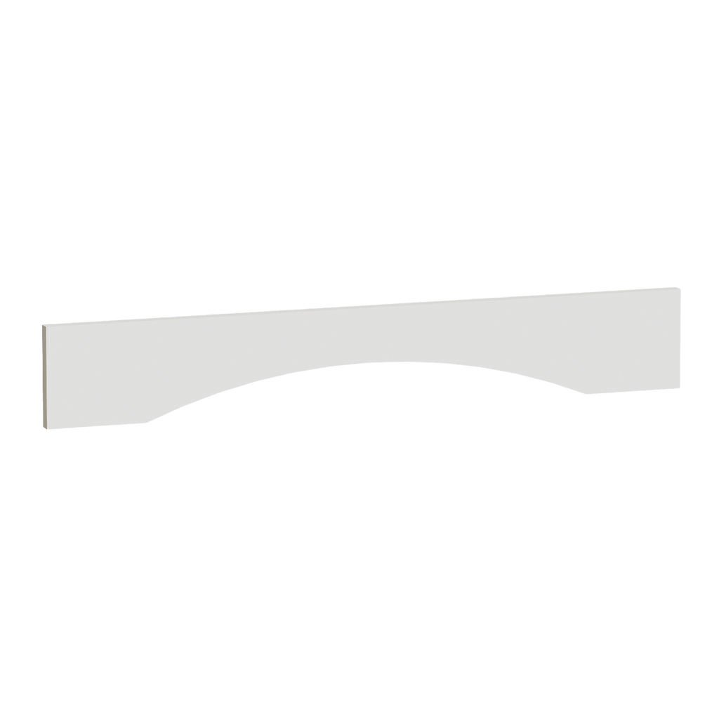 5-1/2"W × 36"L Arched Valance RTA VAR36 Creamy White – homecabinets